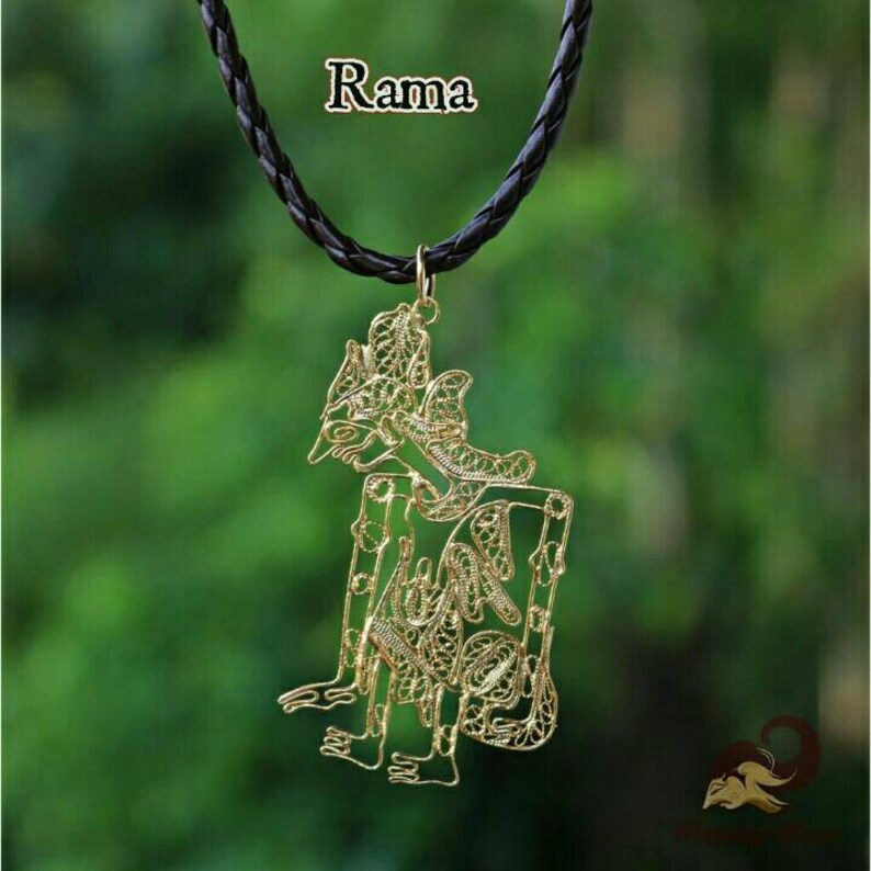 Wayang Necklace/wayang Pendant/ Wayang Neclace Souvenir / Indonesian ...