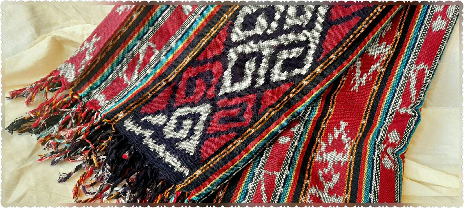 Handmade Ethnic Blanket/tenun Ikat/ Multipurpose Blanket/ Ethnic ...