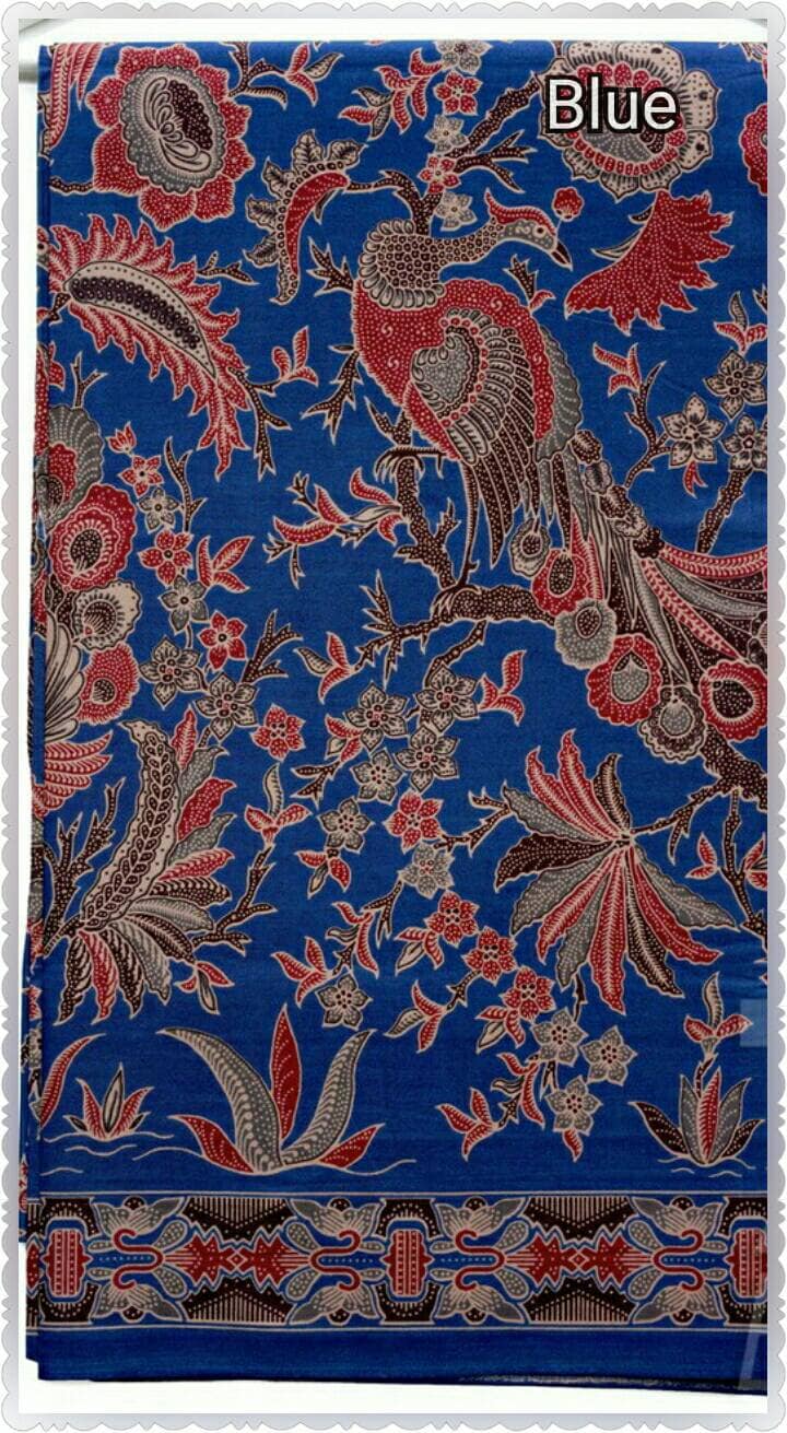Premium Cotton Batik Fabric/indonesian Batik Fabric/beautiful Birds of ...