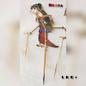 Fine Quality Couple Shadow Puppets Rama Shinta/javanese Shadow Puppets ...