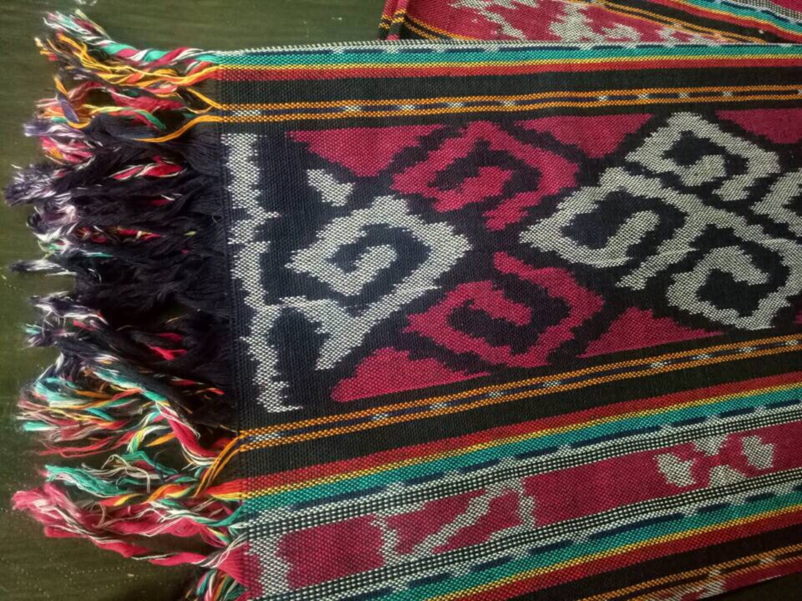 Handmade Ethnic Blanket/tenun Ikat/ Multipurpose Blanket/ Ethnic ...