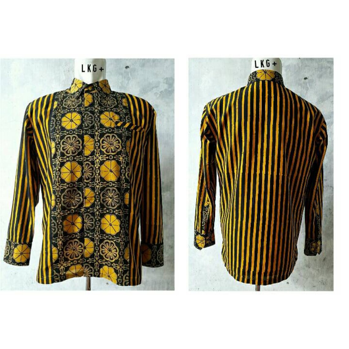 Indonesian Batik Shirt/long Sleeves Hand Stamp Batik - Etsy UK