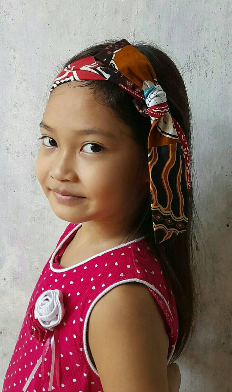 3 Pcs Batik Patchwork Shawl /batik Headband/patchwork Batik Headbands ...