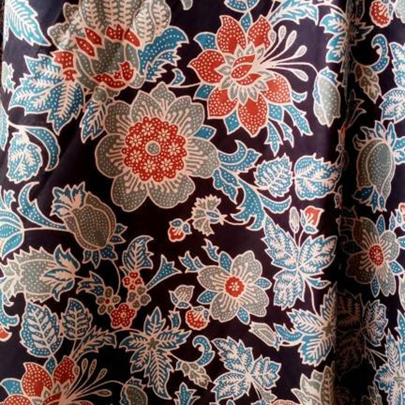 Red Batik Dress Indonesian - Etsy