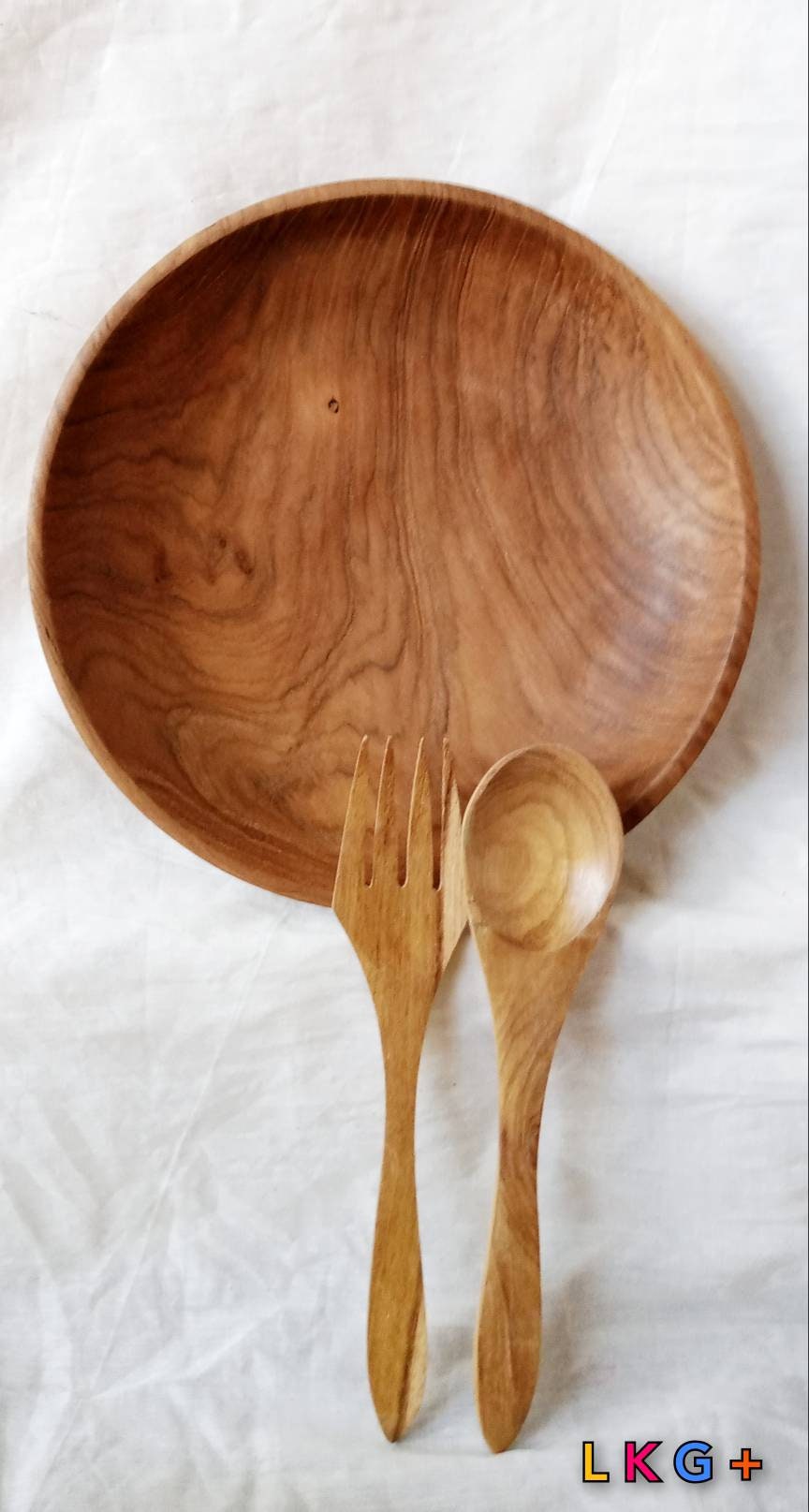 5 Set and 10 Set Teak Wood Tableware/ Wooden Tableware/ Cutleries and ...