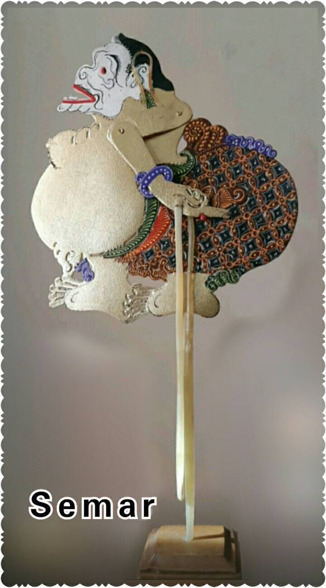 Set of Fine Punakawan Shadow Puppets/4 Pcs Clown Shadow Puppets ...