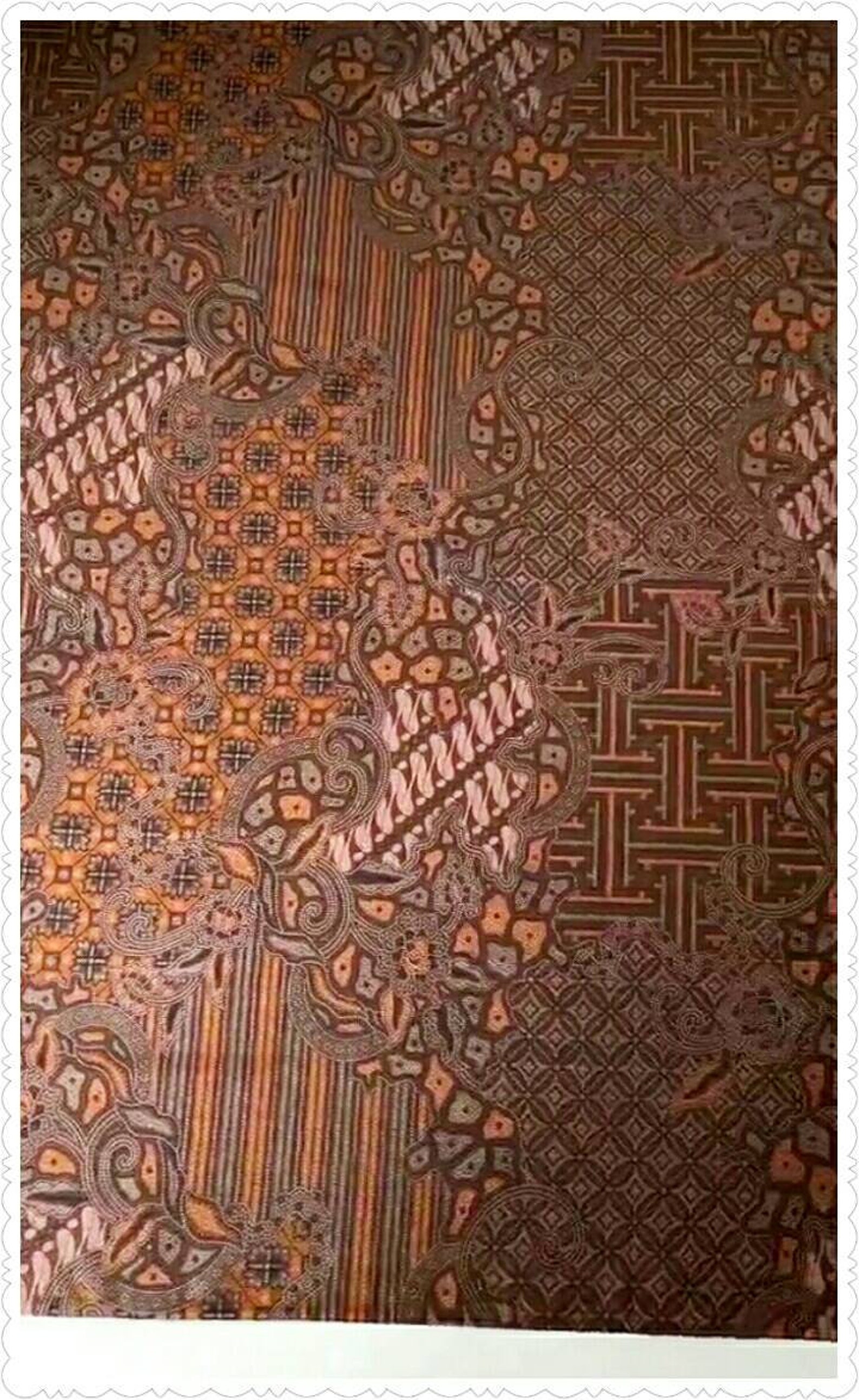 Premium Dobby Batik Fabric/indonesian Batik Fabric/sekar Jagad - Etsy