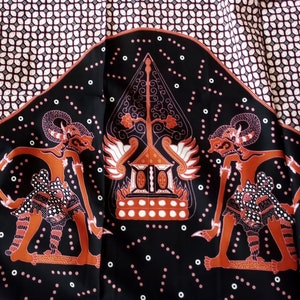 Wayang Batik Pattern/batik Sarong/wall Decoration/indonesian Batik ...