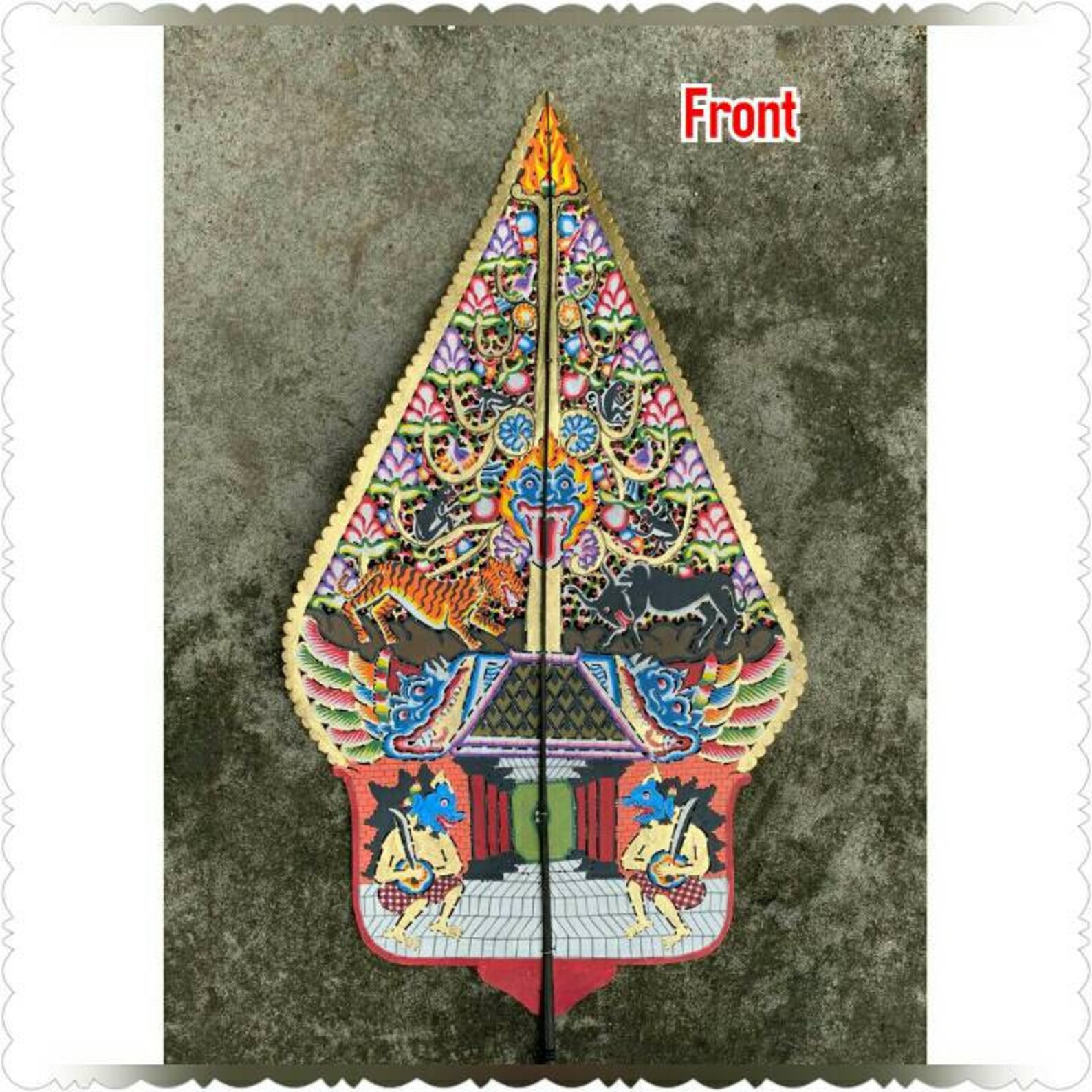 Large Size Gunungan Shadow Puppets/ Tree of Life/mountain Shadow Puppet ...