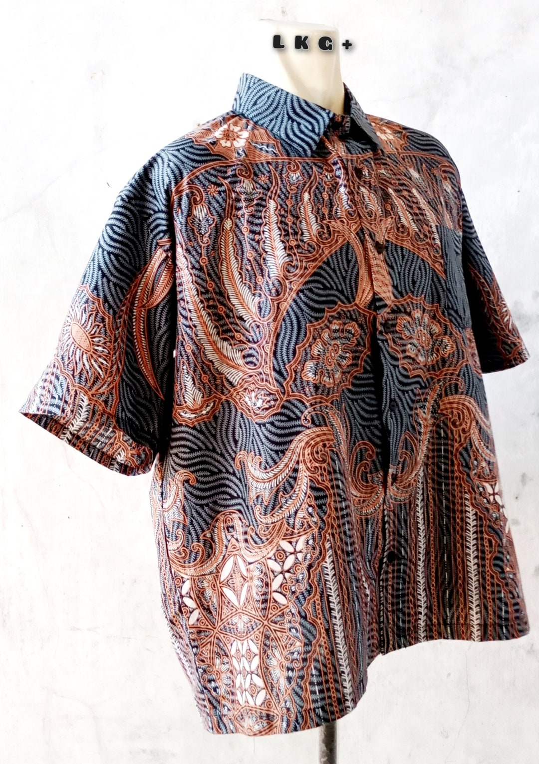 Premium Cotton Batik Men Shirt/indonesian Batik Shirt/javanese Batik ...