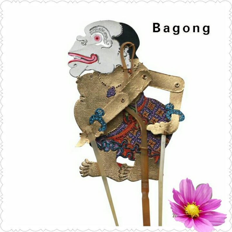 Set of Fine Punakawan Shadow Puppets/4 Pcs Clown Shadow Puppets ...