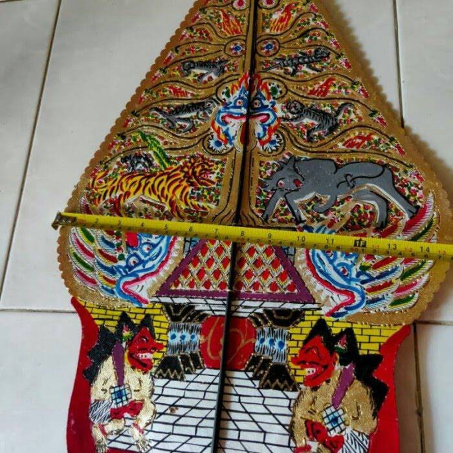 Large Size Gunungan Shadow Puppets/ Tree of Life/mountain Shadow Puppet ...