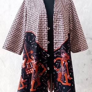Premium Batik Outer / Indonesian Batik Outer /batik Blazer/batik ...