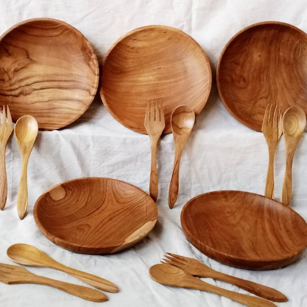Wooden Tableware - Etsy
