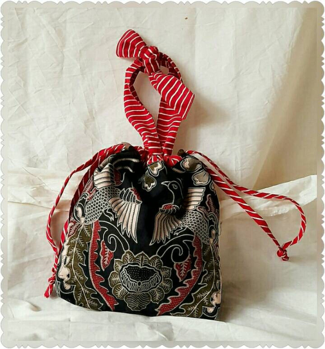 Mini Batik Bag /small Batik Bag/cosmetic Batik Pouch/tarot - Etsy