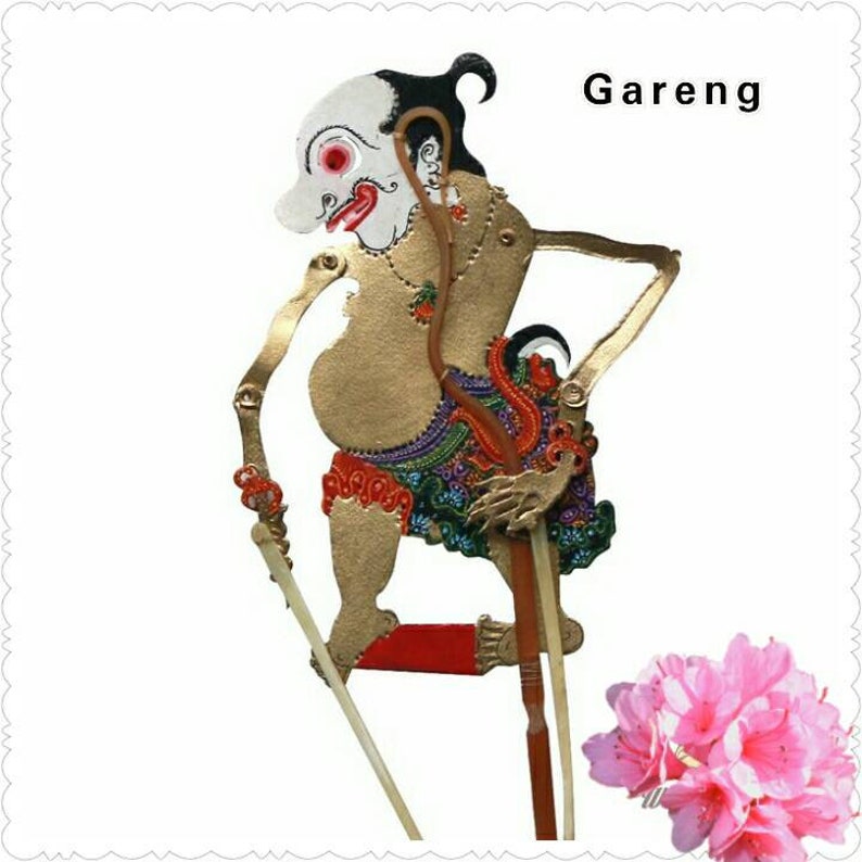 Set of Fine Punakawan Shadow Puppets/4 Pcs Clown Shadow Puppets ...