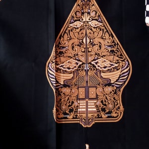 Wayang Batik Sarong/ Indonesian Batik Fabric/ Wayang Pattern Batik ...