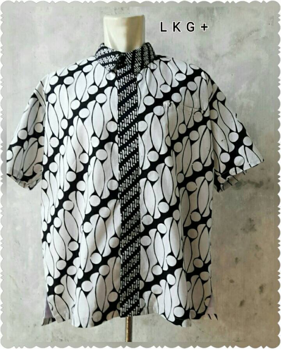 Indonesian Batik Shirt/ Classic Batik Shirt/handstamp Batik/javanese ...
