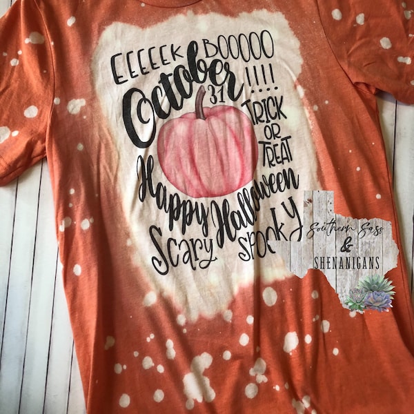 Bleached Shirt - Etsy