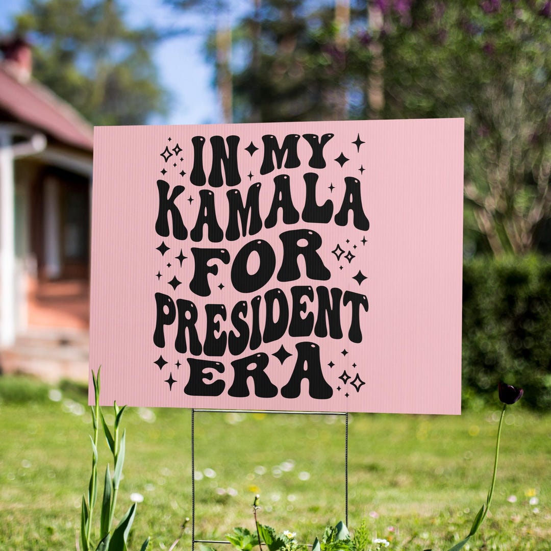 In My Kamala for President Era Yard Sign - Etsy