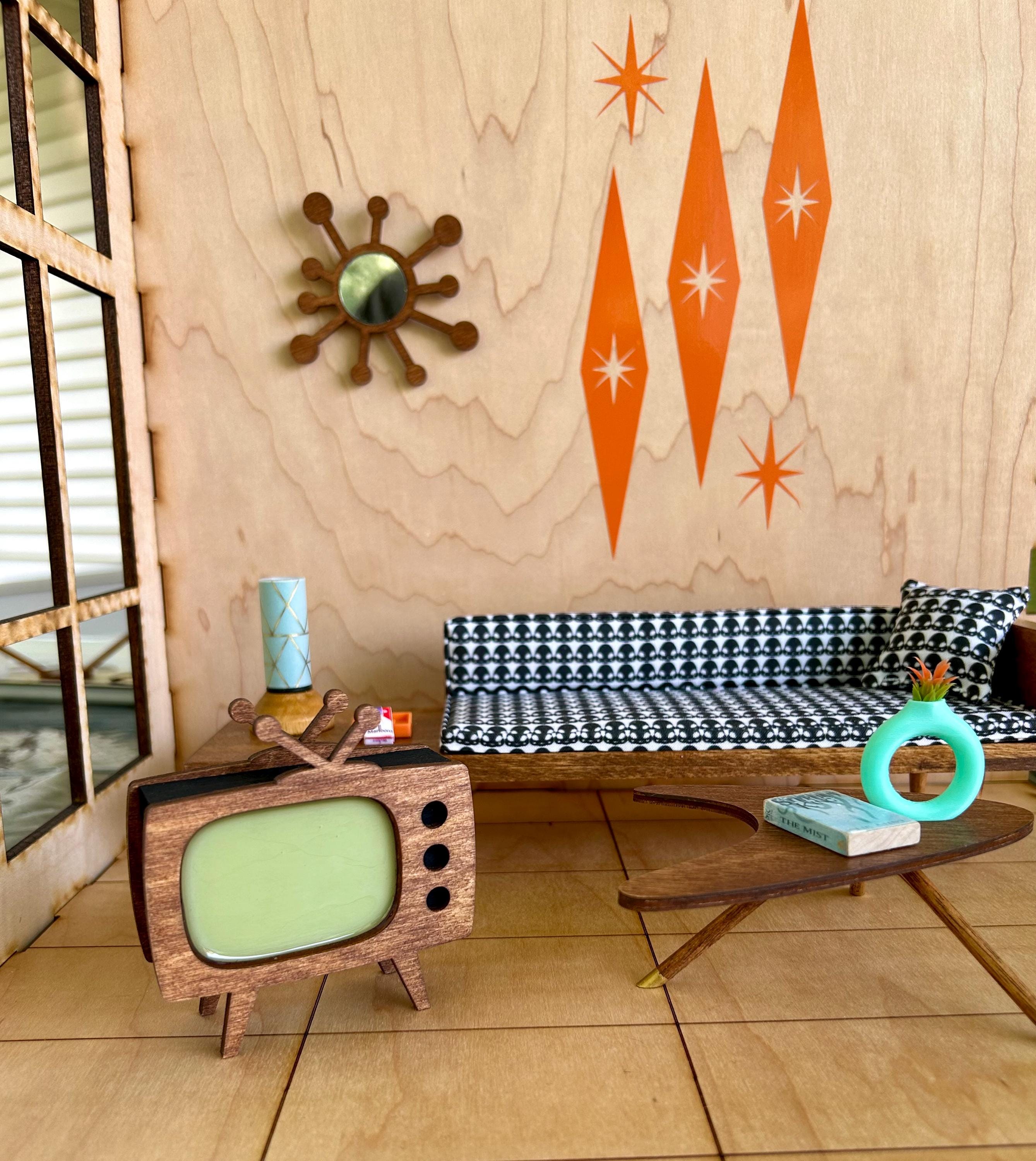 1:6 Scale Retro TV Set for Blythe, Barbie and Similar Scale Dolls - Etsy