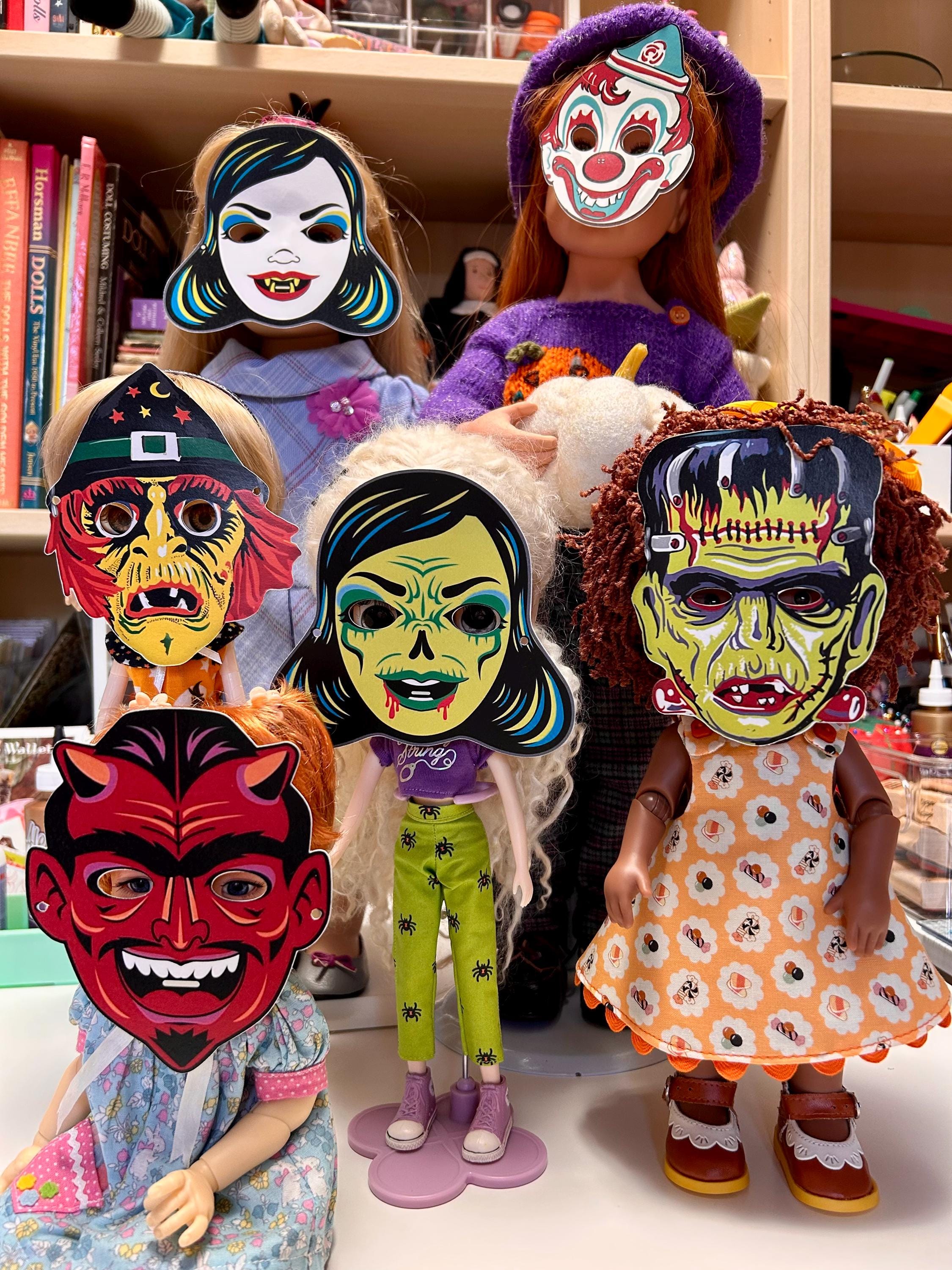 1:6 Scale Vintage Inspired Halloween Decor for Blythe, Pullip and ...