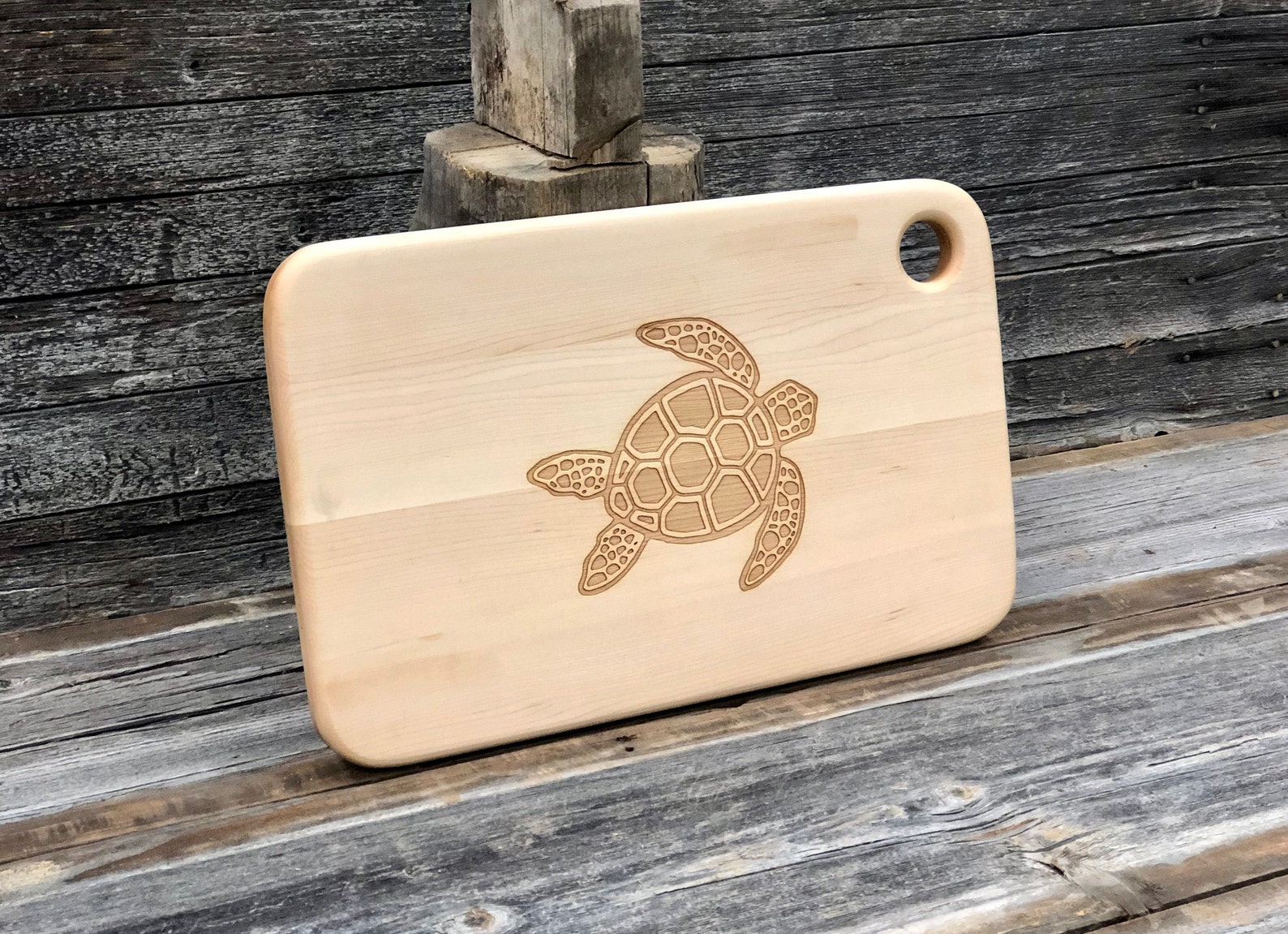 Rectangle Sea Turtle Cutting Board, Beach House Gift - Etsy