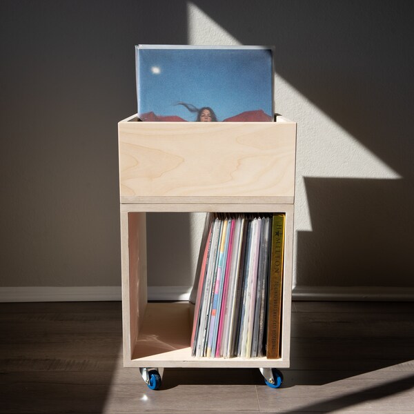 Record Storage Cube - Etsy