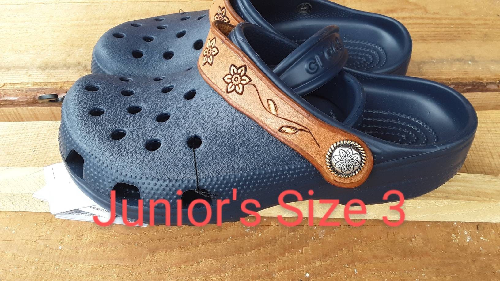 Customized Crocs for Junior and Child Sizes. Unique, Handmade, Leather ...
