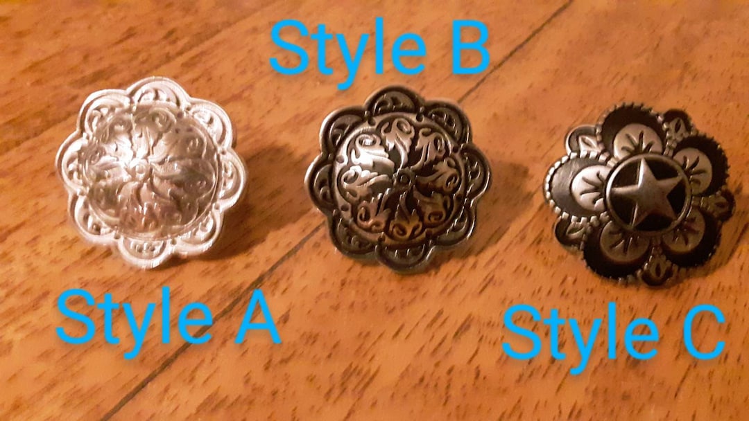 Scarf Slide- Jeremiah Watt -looped Back Conchos- - Etsy