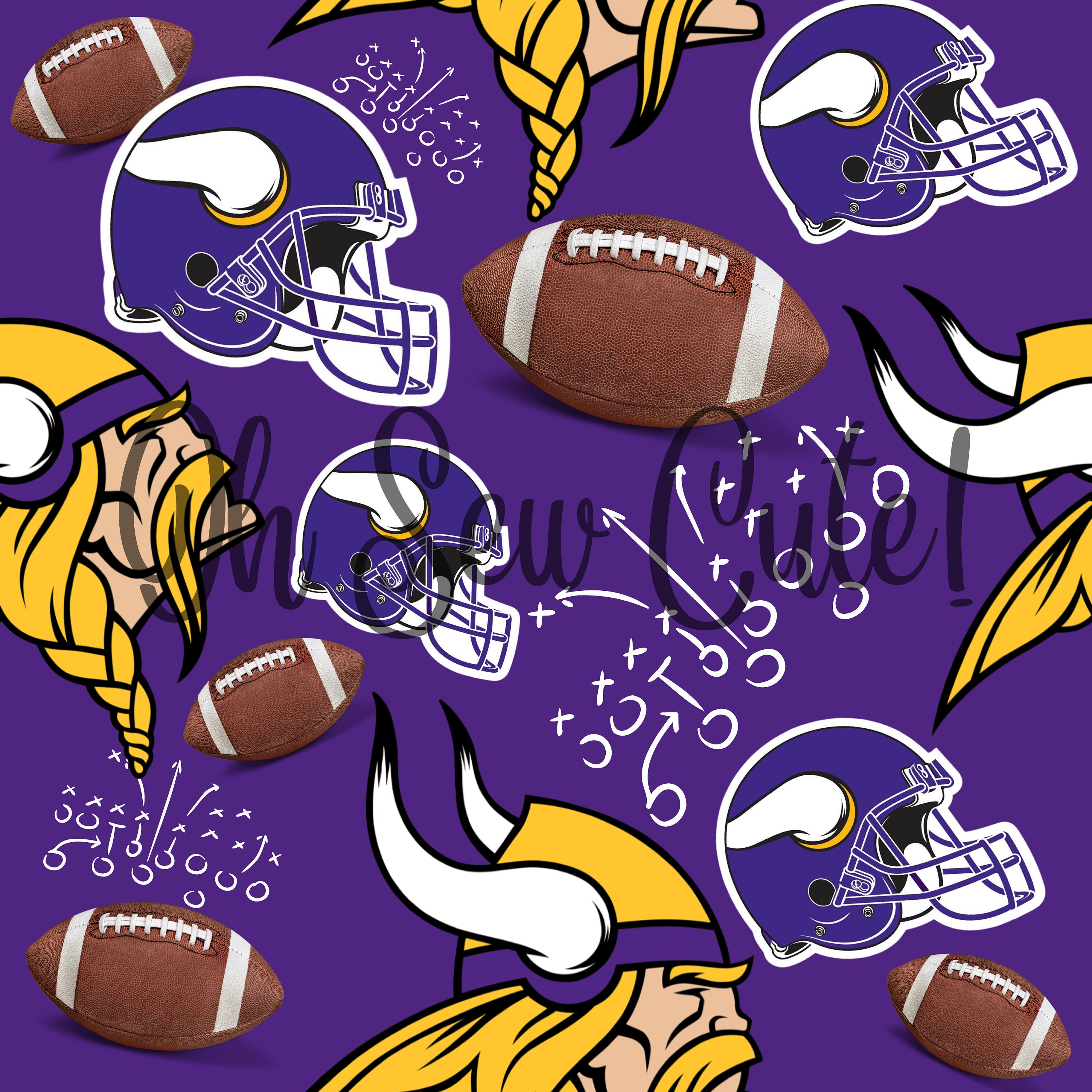 Vikings Seamless - Etsy