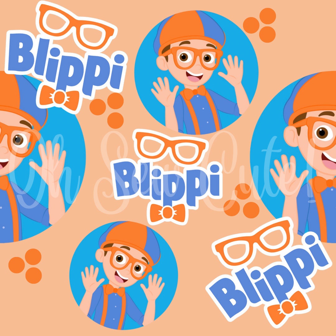 Blippi Seamless - Etsy