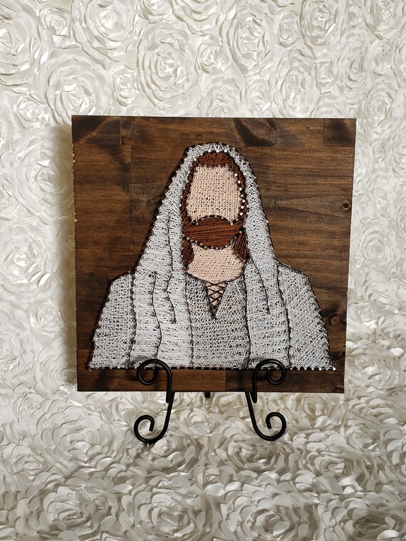 Jesus Christ String Art white | Etsy