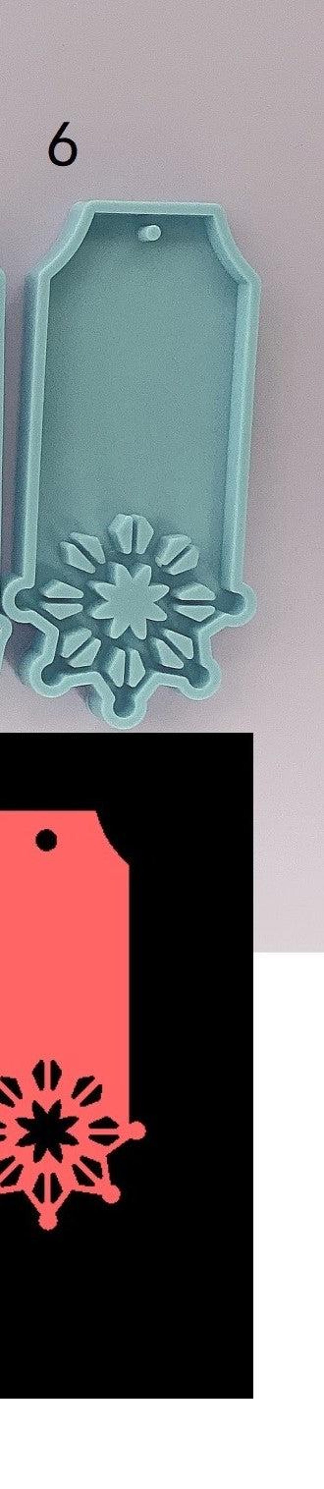 Mold - Christmas Gift Tag Silicone Mold - Etsy