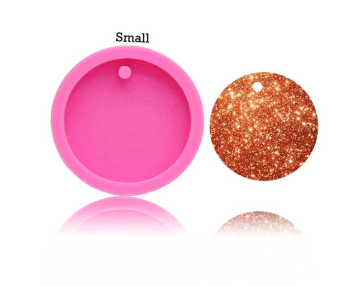 Round Key Chain Silicone Mold - Etsy Denmark