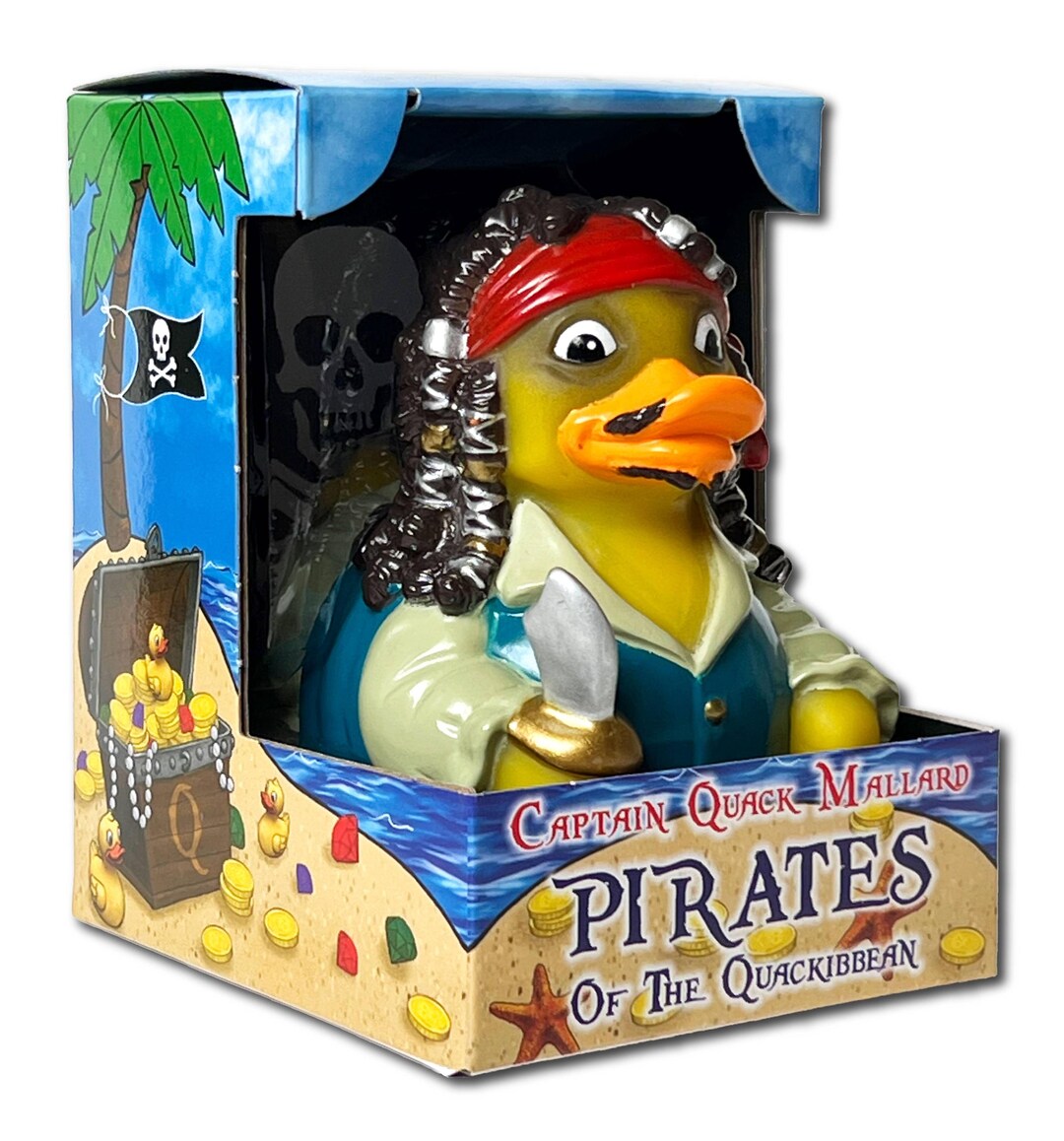Captain Quack Mallard, Pirate of the Quackibeean Rubber Duck - Etsy