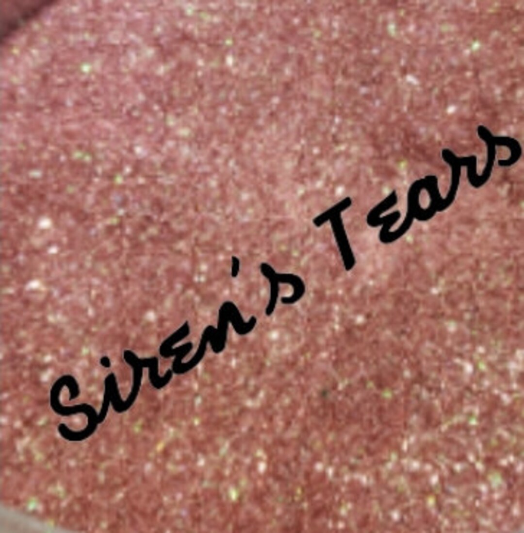 Siren Tear rose Gold Fine Glitter - Etsy