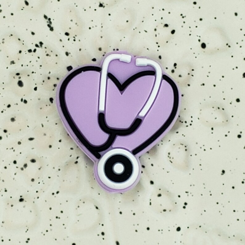 Medical - Stethoscope Heart Lilac Silicone Focal 0270 - Etsy