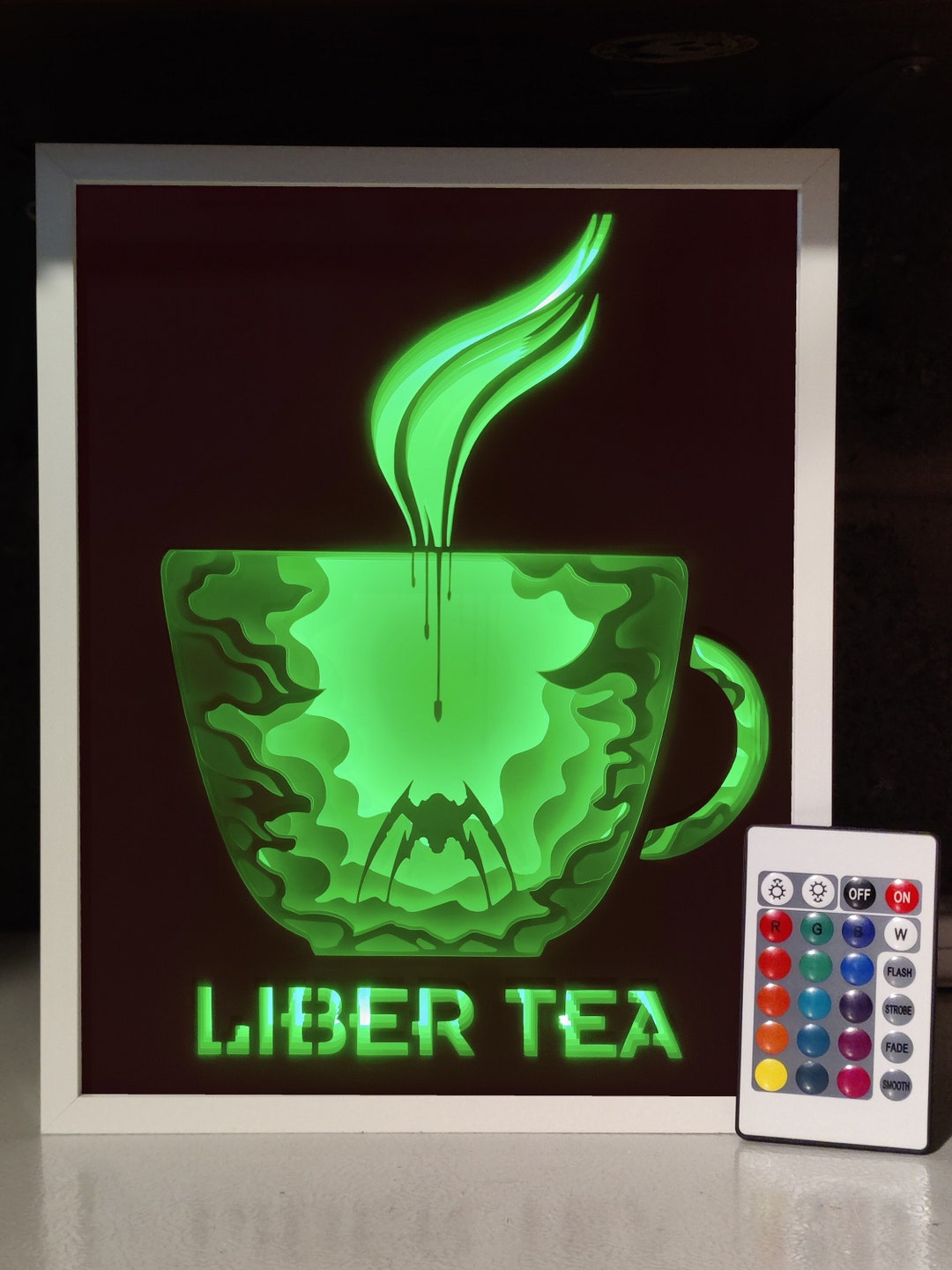 Helldivers LIBER-TEA Shadow Box LED Paper Cut Light Box/light Box ...