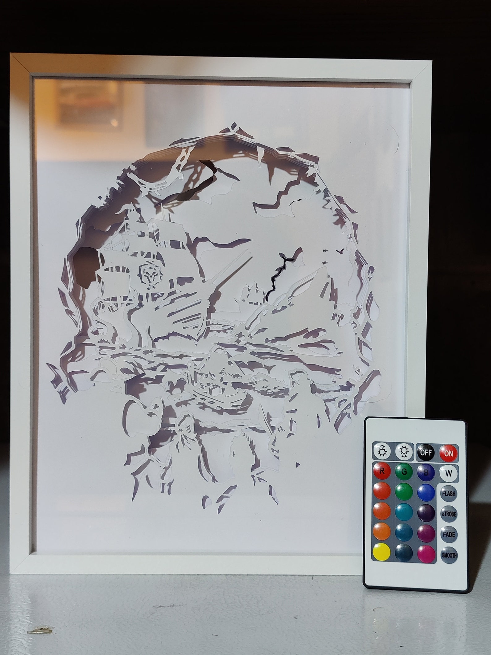 Thieves Shadow Box LED Paper Cut Light Box/light Box Minimalist ...