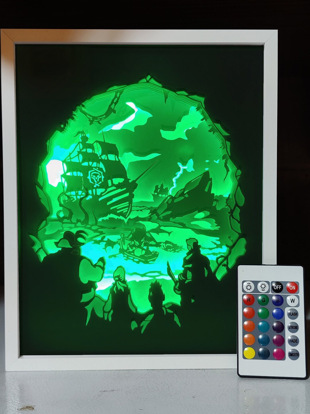 Thieves Shadow Box LED Paper Cut Light Box/light Box Minimalist ...