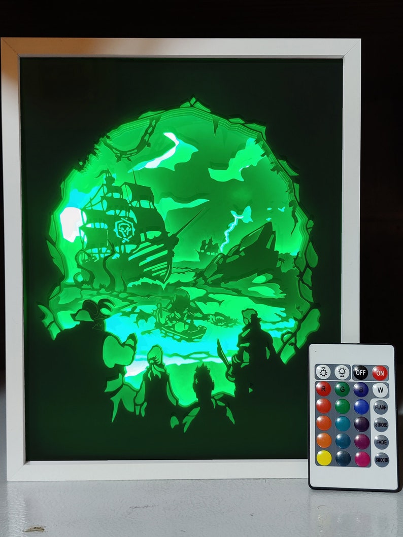 Thieves Shadow Box LED Paper Cut Light Box/light Box Minimalist ...