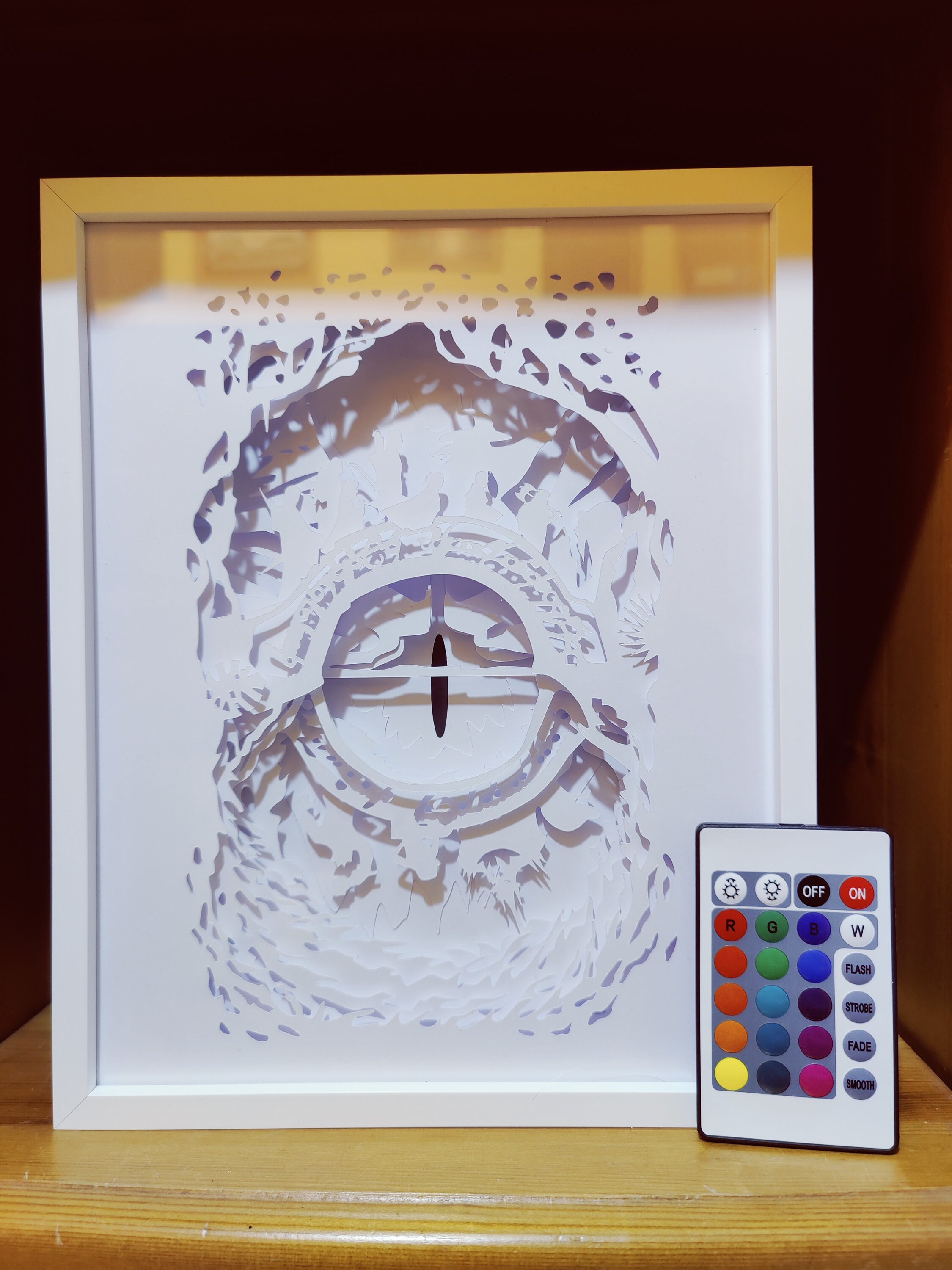 Lord of the Rings Shadow Box LED Paper Cut Light Box/light Box ...