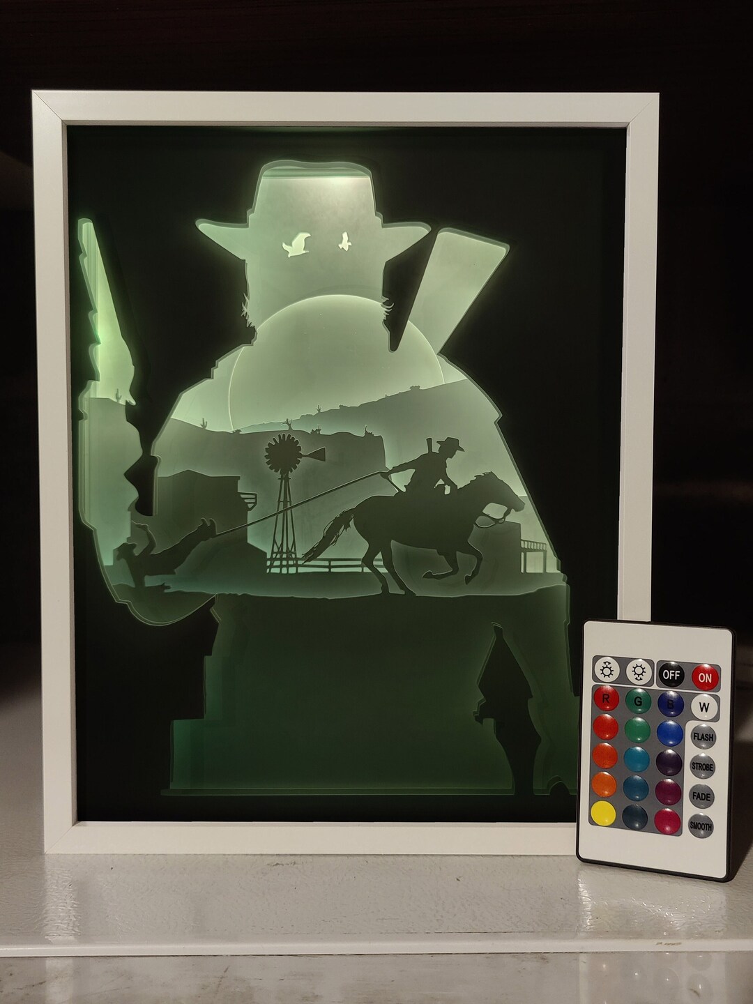 Redemption Shadow Box LED Paper Cut Light Box/light Box Minimalist ...