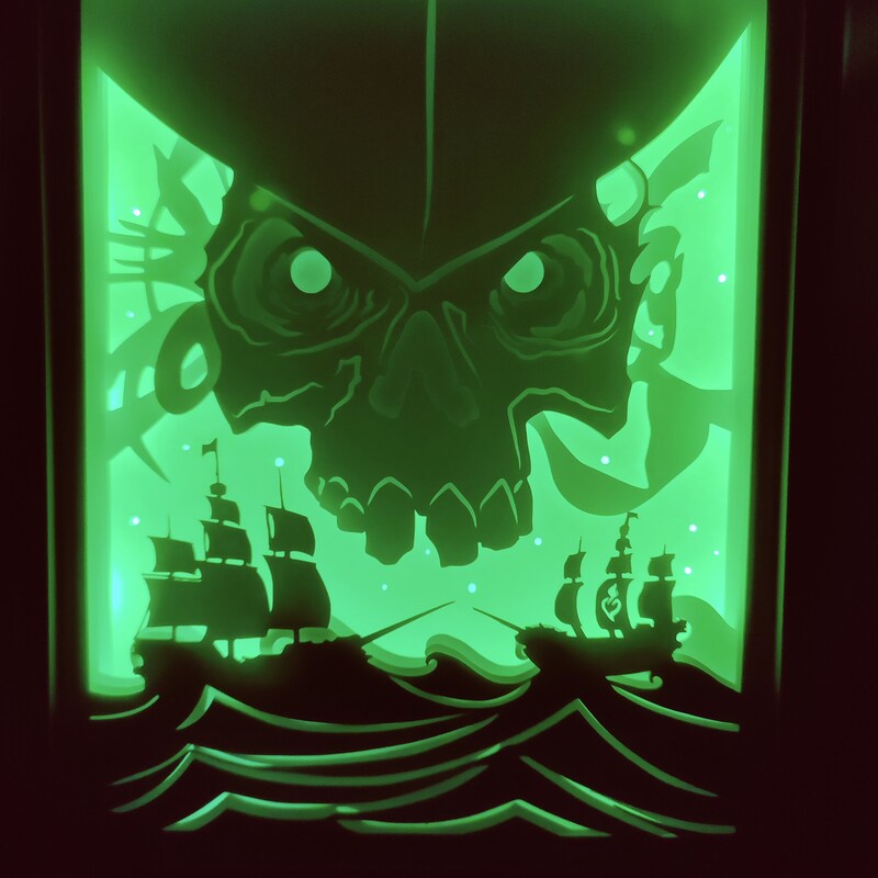 Lighted Shadow Box - Etsy