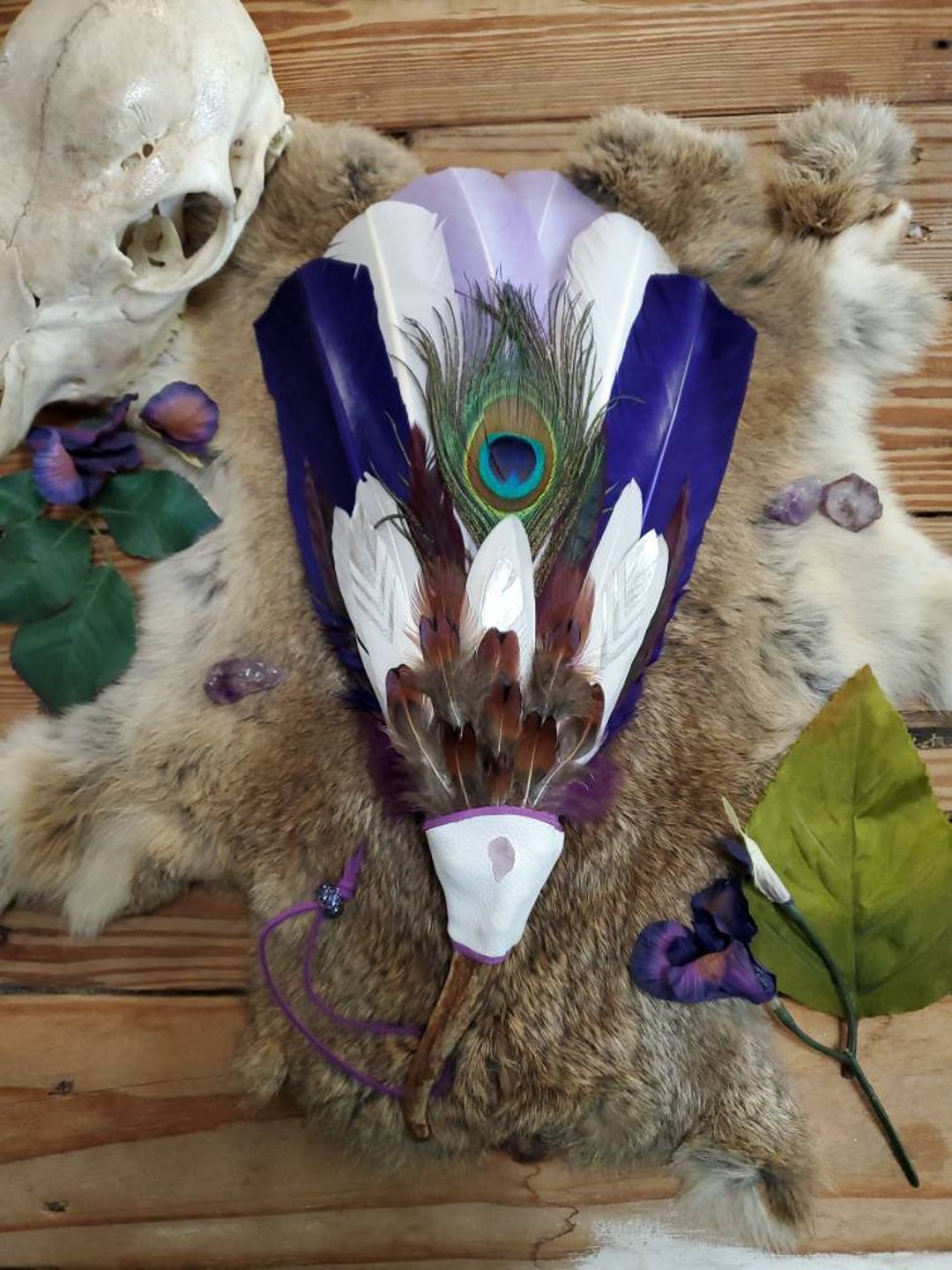 Vaettir | Feather Fan | Handheld Fan | Smoke Cleansing Feathers | Smoke ...