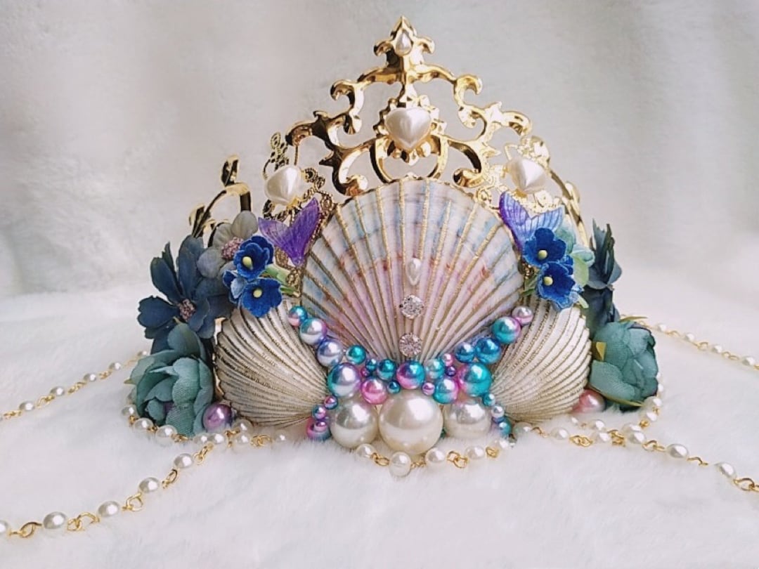 Mermaid Crown ,costume Accessory,seashell Headband,mermaid Tiara ...