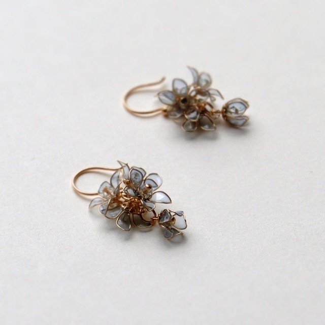 Forget Me Not Earrings,flower Earrings,gifts for Girls,wire Flower ...