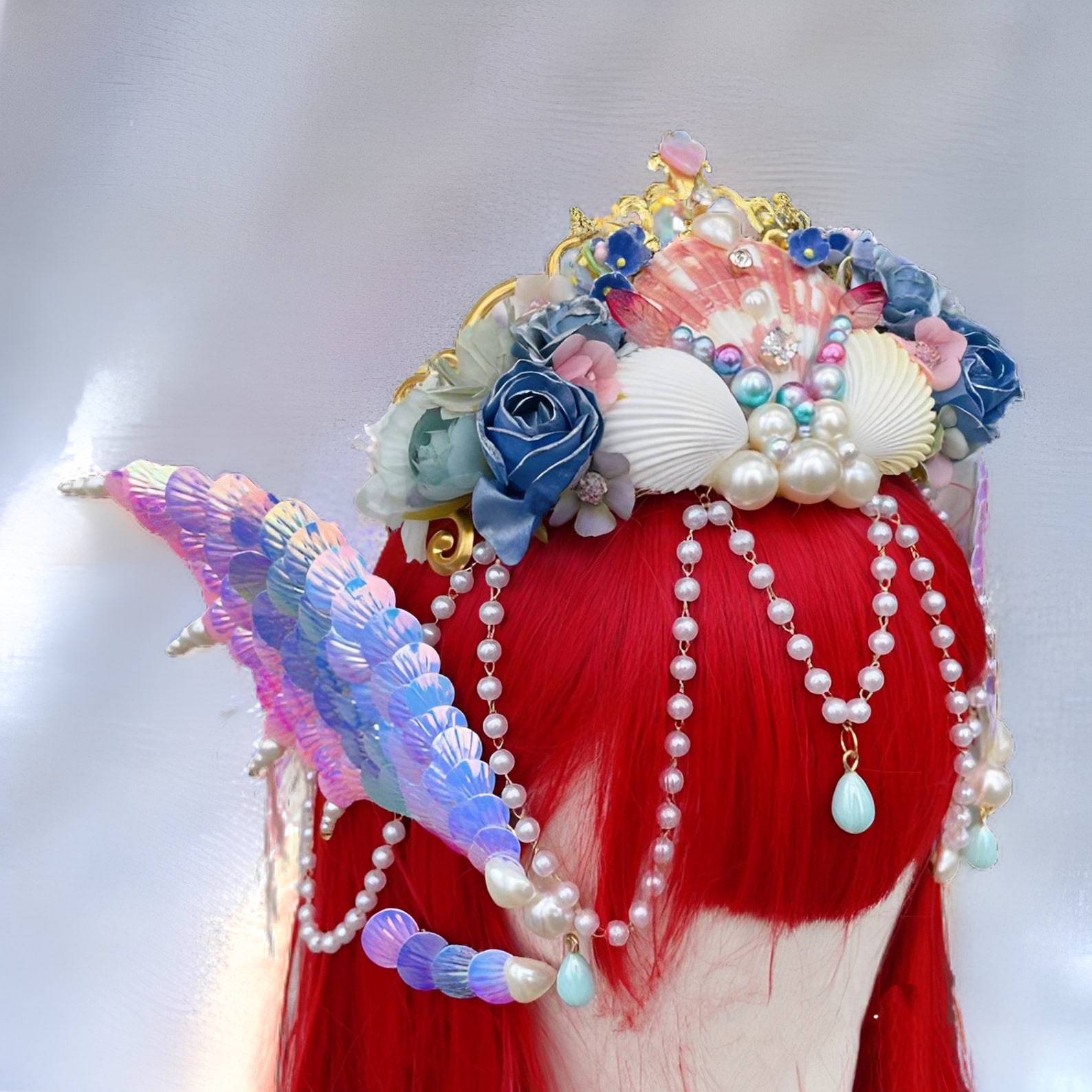 Mermaid Crown costume Accessoryseashell Headbandmermaid - Etsy