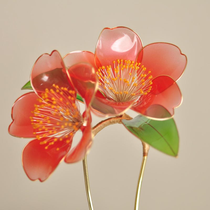 Hairpins Sakura - Etsy